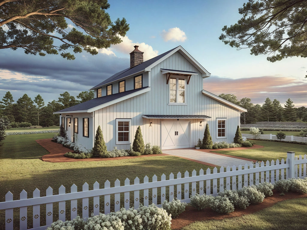 HPG-0741N-1: The Hickory Homestead Barn Plans